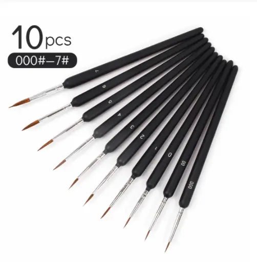 Paint By Numbers Brushes x10